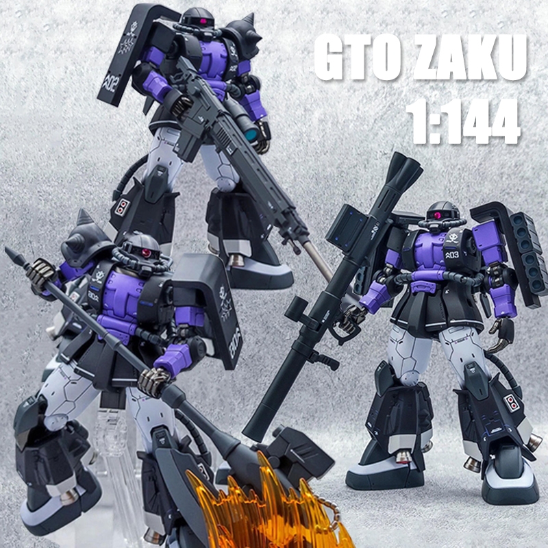 3 กล่อง ZAKU BLACK TRI STAR hg zaku ii Gundam โมเดลกันดั้ม 1/144 กันพลา ...
