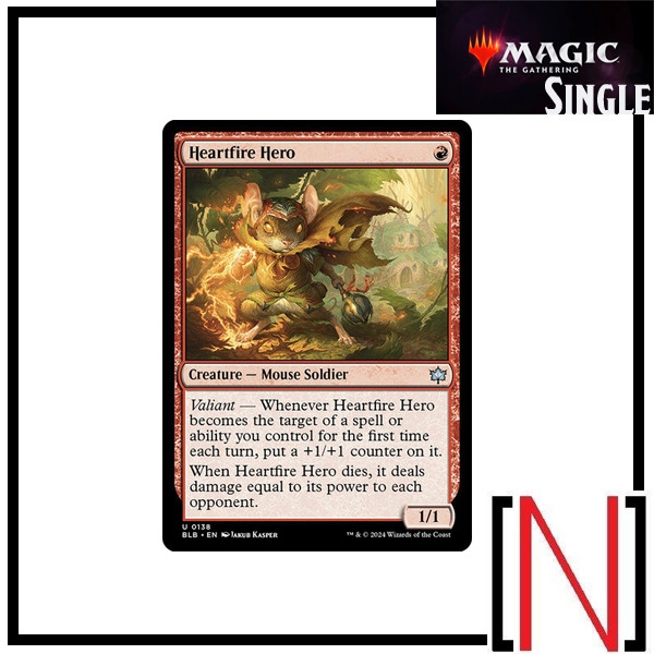 [MTG][Single][BLB] Heartfire Hero ระดับ Uncommon [ภาษาอังกฤษ] | Shopee ...