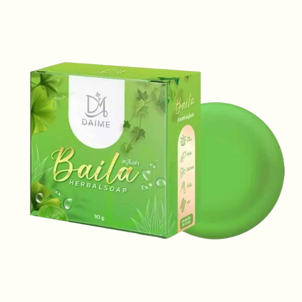 สบู่สมุนไพรใบล่า DAIME BAILA SOAP 1 ก้อน ขนาด 30 กรัม | Shopee Thailand