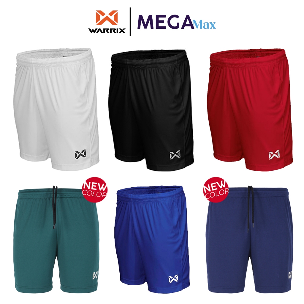 กางเกงกีฬาฟุตบอล WARRIX FBA009 ปักโลโก้ เอวยางยืด มีเชือก กางเกงกีฬาขาสั้น WP-1509 | Shopee Thailand