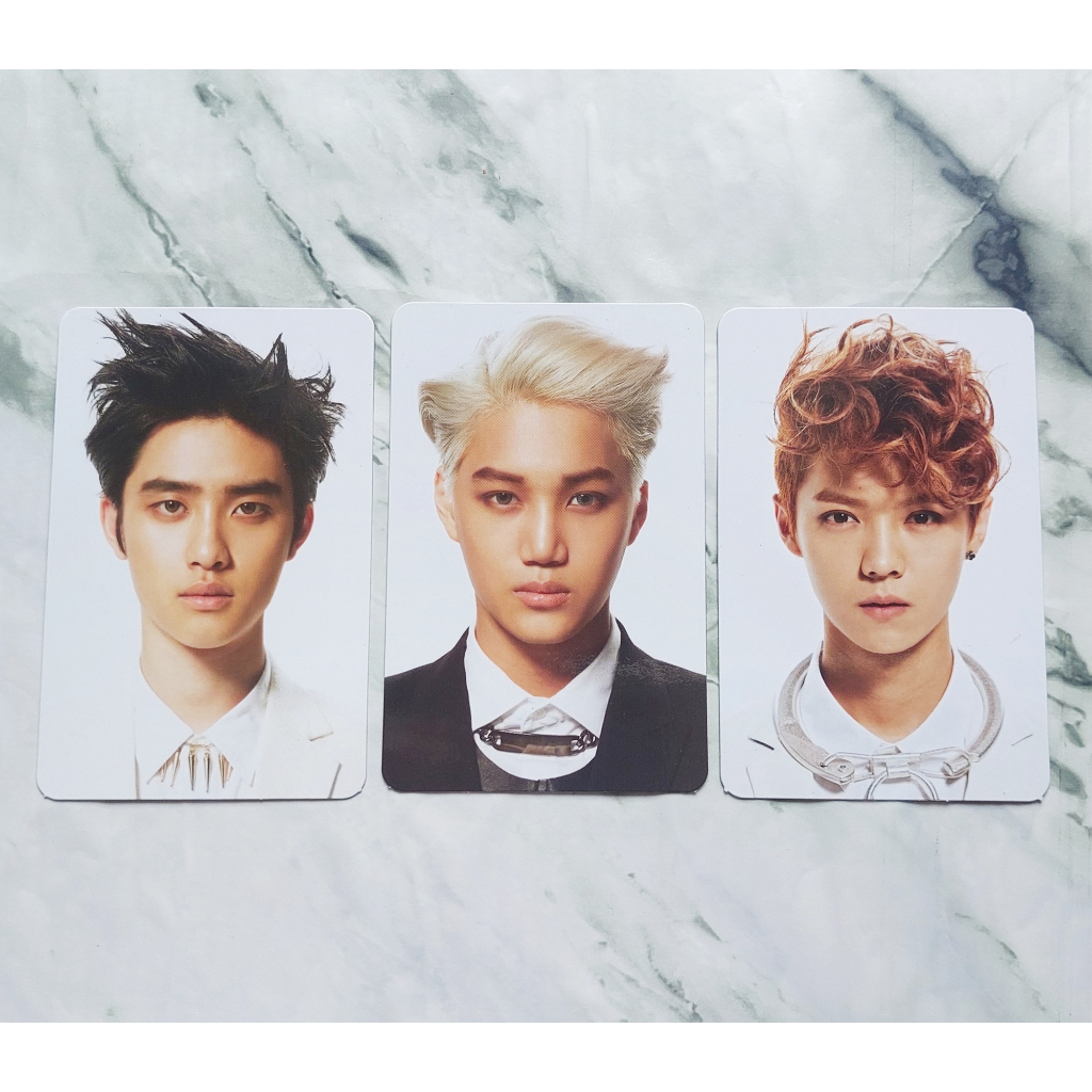 การ์ด Kai D.O Luhan ของแท้ จาก CD อัลบั้ม EXO - Overdose Album พร้อมส่ง Kpop Card | Shopee Thailand