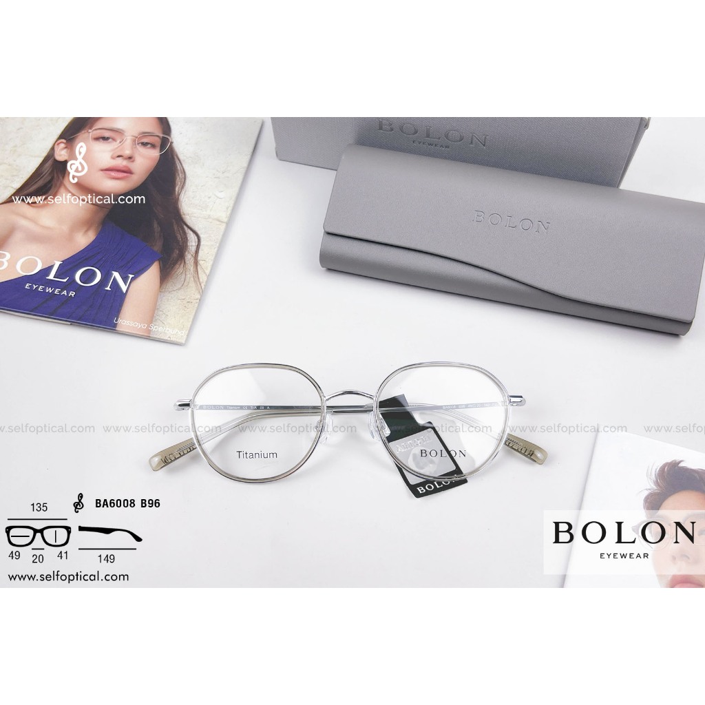 กรอบแว่น BOLON CAIRO BA6008 Size 49 ลิขสิทธิแท้ 💯% by SELF Optical | Shopee Thailand