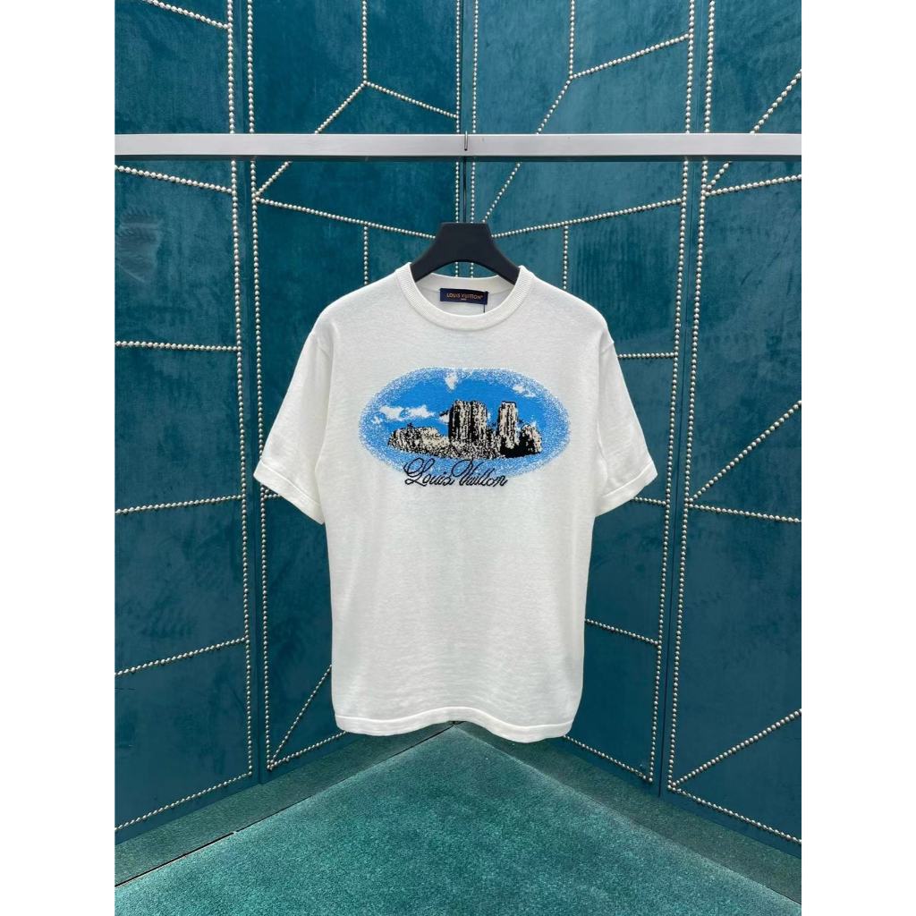 เสื้อยืด Louis Vuitton LV 24SS 1:1 งานสูงสุด รูปถ่ายตัวจริง เทียบแท้ 99% จัดส่งฟรี แท้ 99 % ...