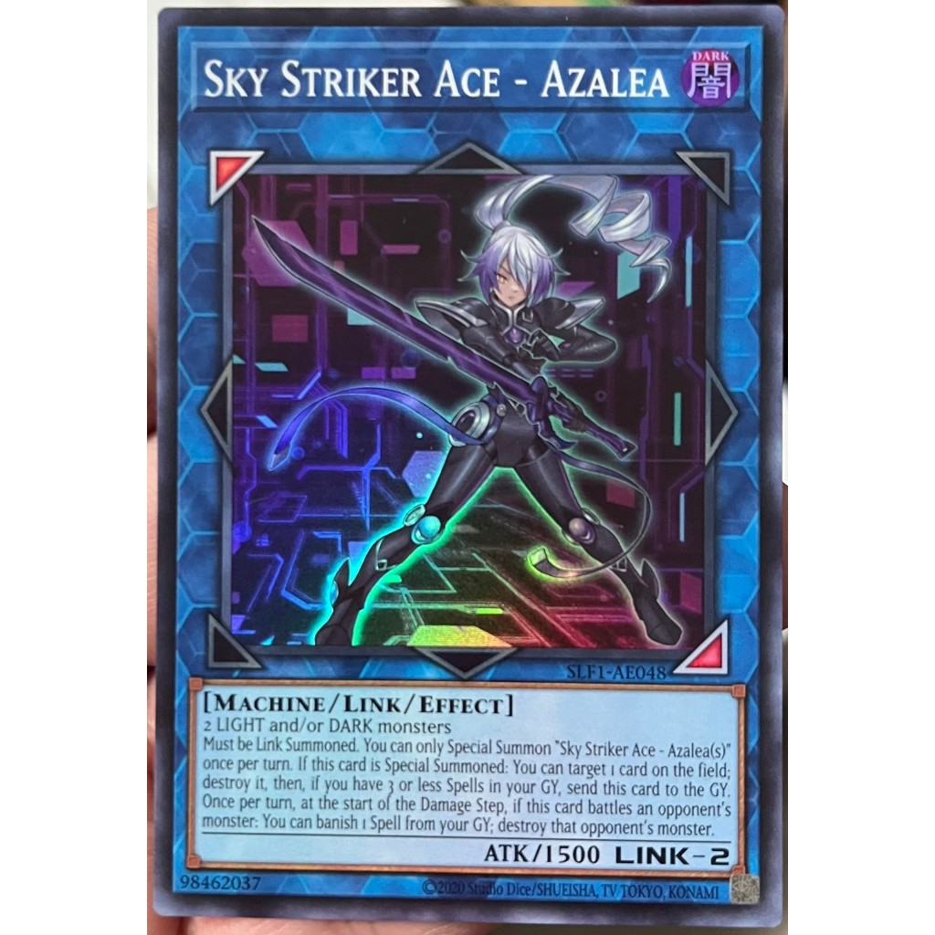 Yugioh Asia-Eng [SLF1-AE048] Sky Striker Ace - Azalea (Super Rare) การ์ดยูกิแท้ถูกลิขสิทธิ์ ...