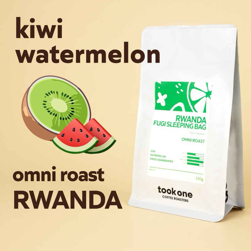 Tookone Coffee Rwanda Fugi Sleeping Bag, Natural Process เมล็ดกาแฟ 150g ...