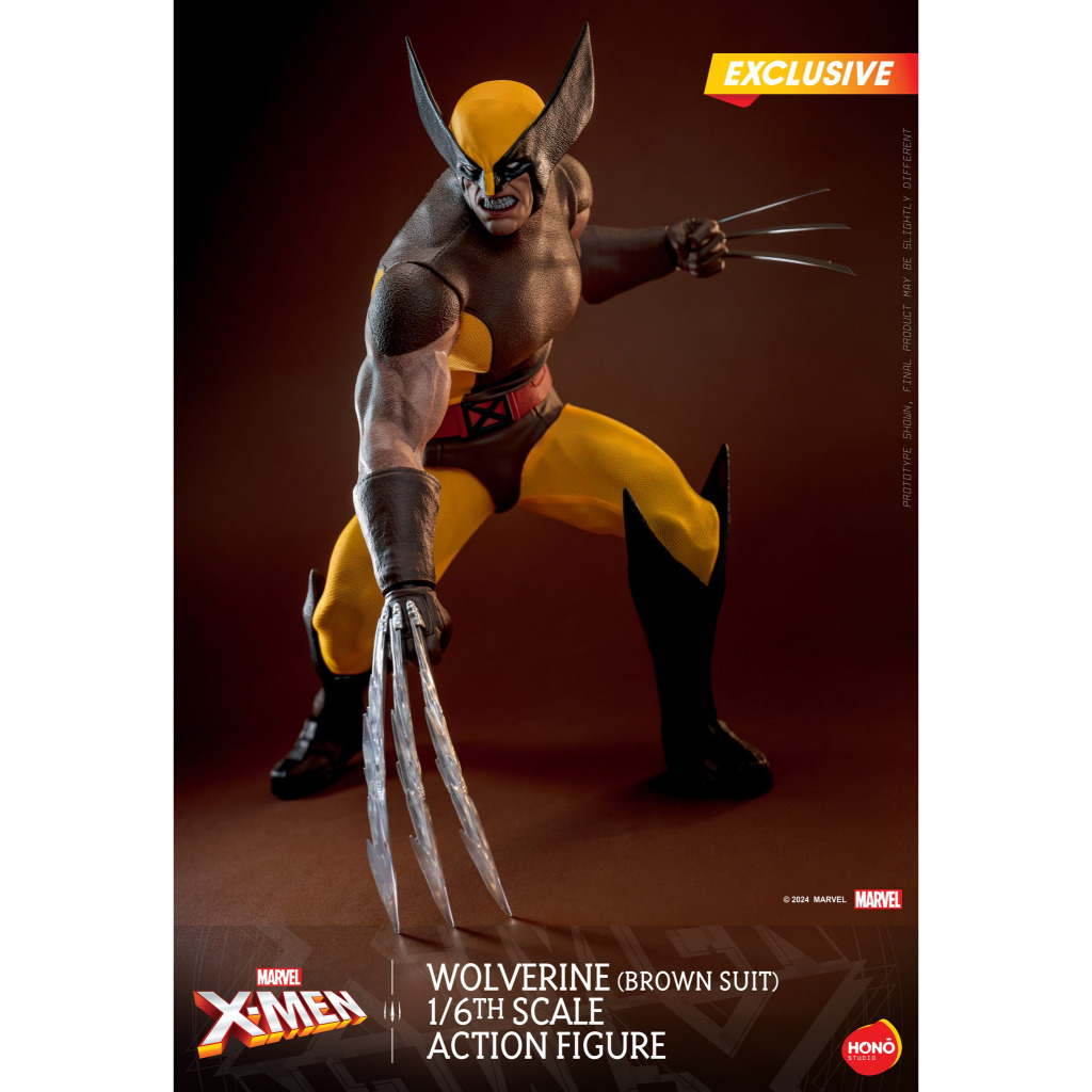 Hono Wolverine Brown Suit 1/6 Limited 1500 ตัวทั่วโลก มือหนึ่ง Hot toys ...