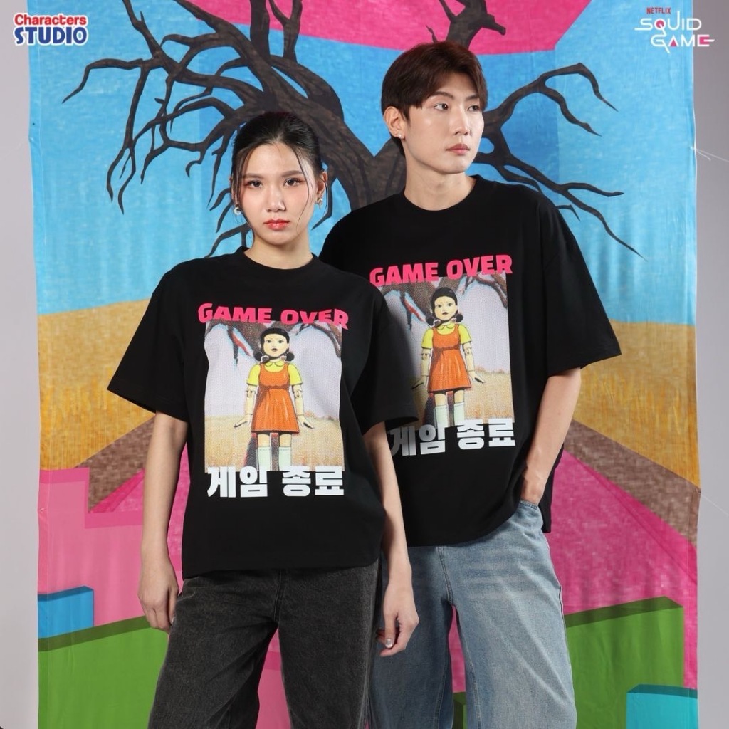 Squid Game Family //Oversized BOXY// - เสื้อครอบครัว โอเวอร์ไซส์ผู้ใหญ่ ...