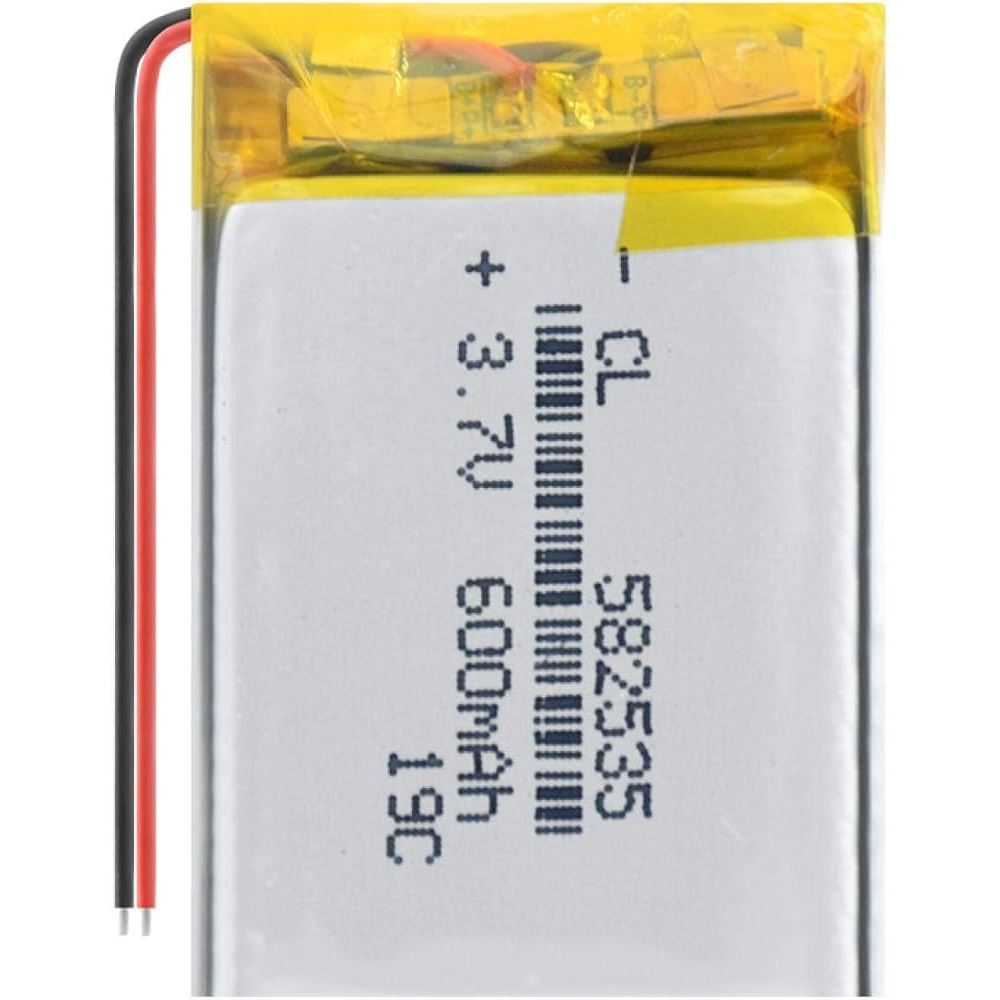 Battery Li-Polymer เบอร์ 582535 3.7V 600mAh (2 Lines) (2268) | Shopee ...