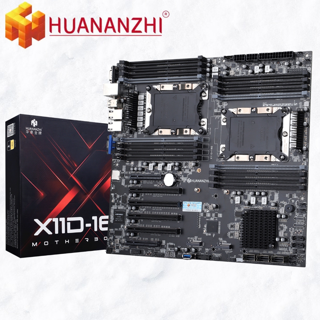 Huananzhi X11D-16D Dual LGA 3647 Xeon Platinum Gold Silver เมนบอร์ดใหม่ ประกัน 3 เดือน ไม่ต้องรอ ...