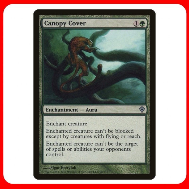 [MTG] Canopy Cover [WWK] [GREEN] [UNCOM] [NORMAL] [ENG] (การ์ดเมจิค ...