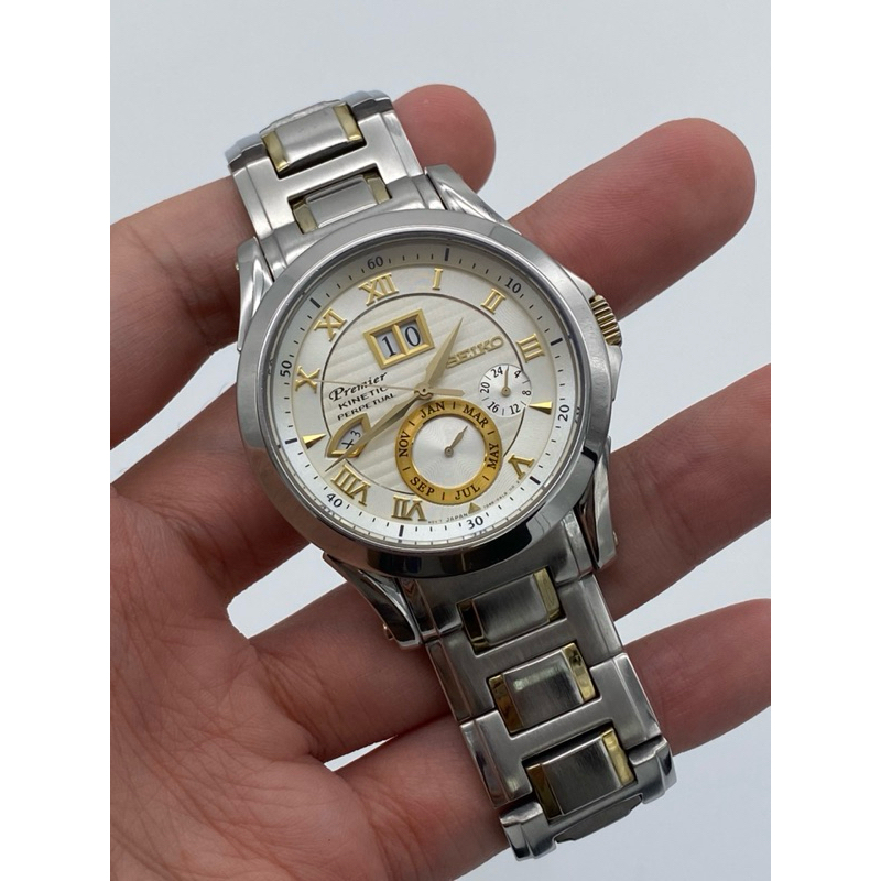 ขาย นาฬิกาผู้ชาย SEIKO PREMIER KINETIC | Shopee Thailand