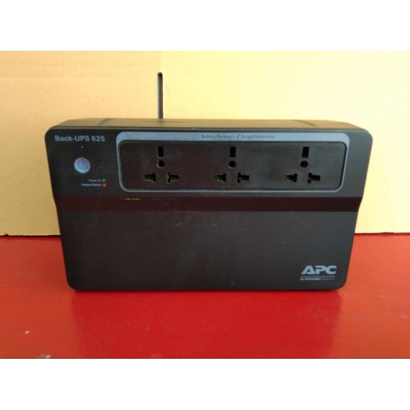 เครื่องสำรองไฟ UPS APC 625VA/325W เครื่องมือสอง ไม่มีแบตเตอรี่ต้องใส่แบตเตอรี่12v7-9ah 1ลูกใช้ ...