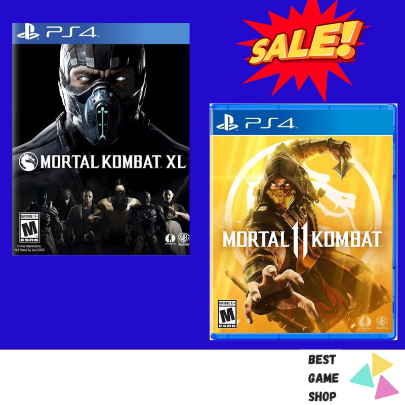 Mortal Kombat XL PS4 / Mortal Kombat 11 PS4 (มือ2) (เล่นกับเครื่อง PS5 ได้) (PS4 Games) (เกม PS4 ...