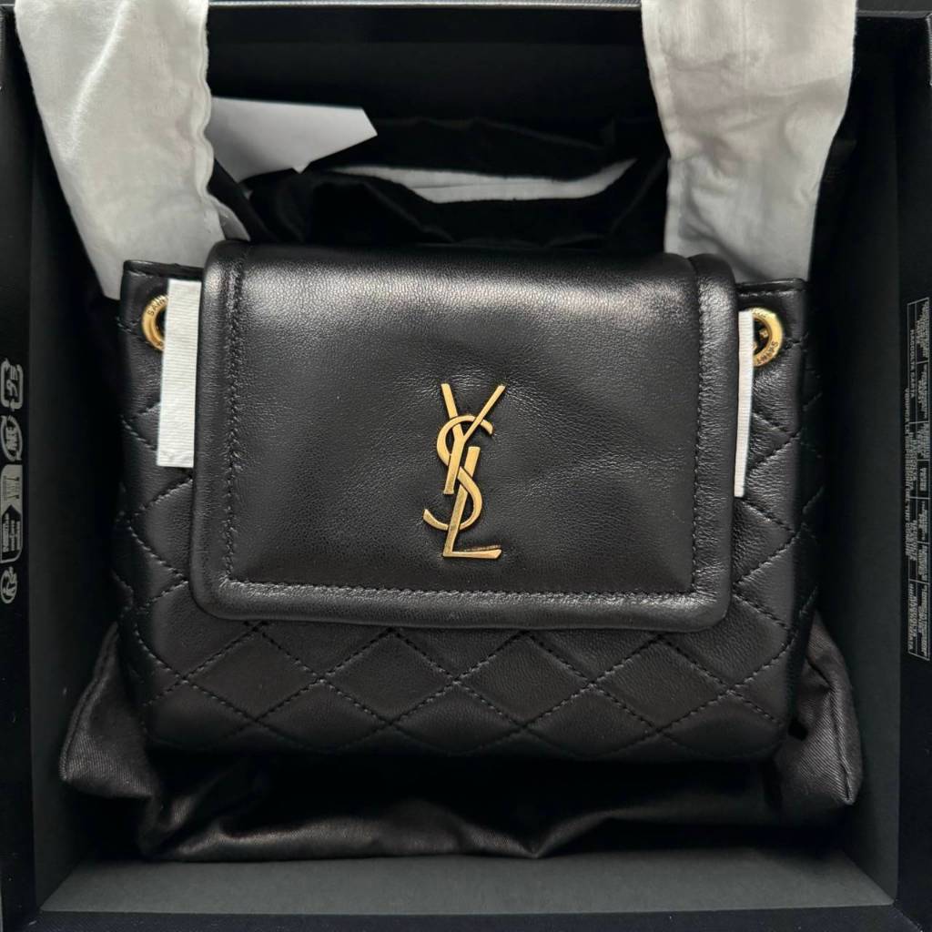 Ysl Mini Nolita Black Ghw | Shopee Thailand