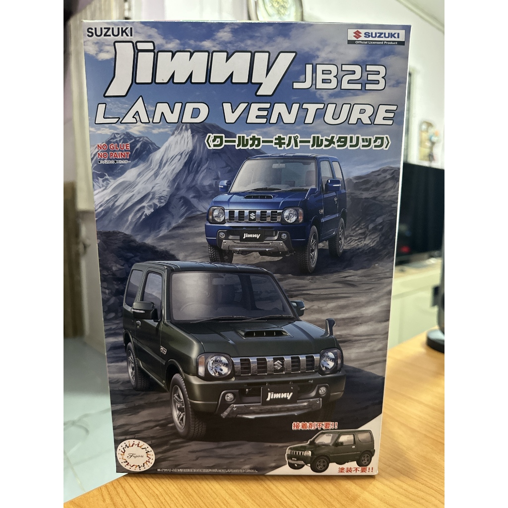 Fujimi /24 Car Next Series Suzuki Jimny Jb23 สีเขียว ไม่ต้องทำสี ไม่ต้องใช้กาว ประกอบอย่างเดียว ...