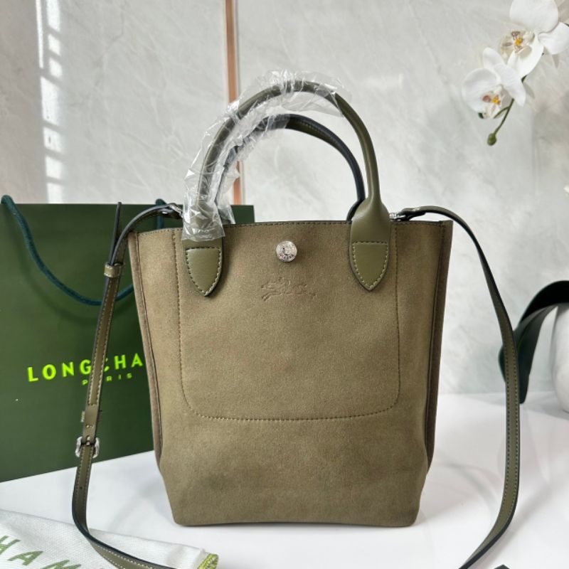 Mini Suede Cabas Tote Bag longchamp. | Shopee Thailand