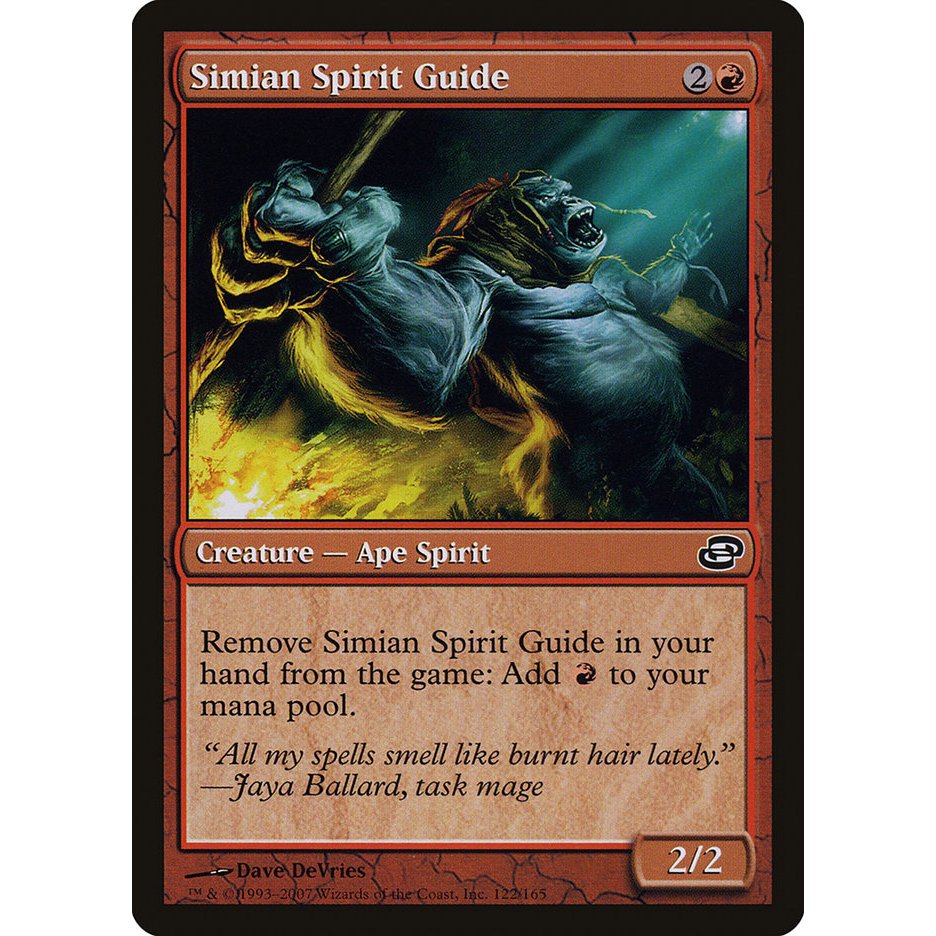 Simian Spirit Guide PLC, A25, TSR การ์ด Magic the Gathering [MTG] ของ ...
