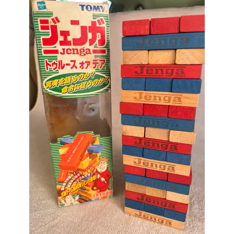 Tomy Jenga balance game เกมส์ตึกถล่ม บล๊อกไม้หลากสี แท้ญี่ปุ่น | Shopee ...