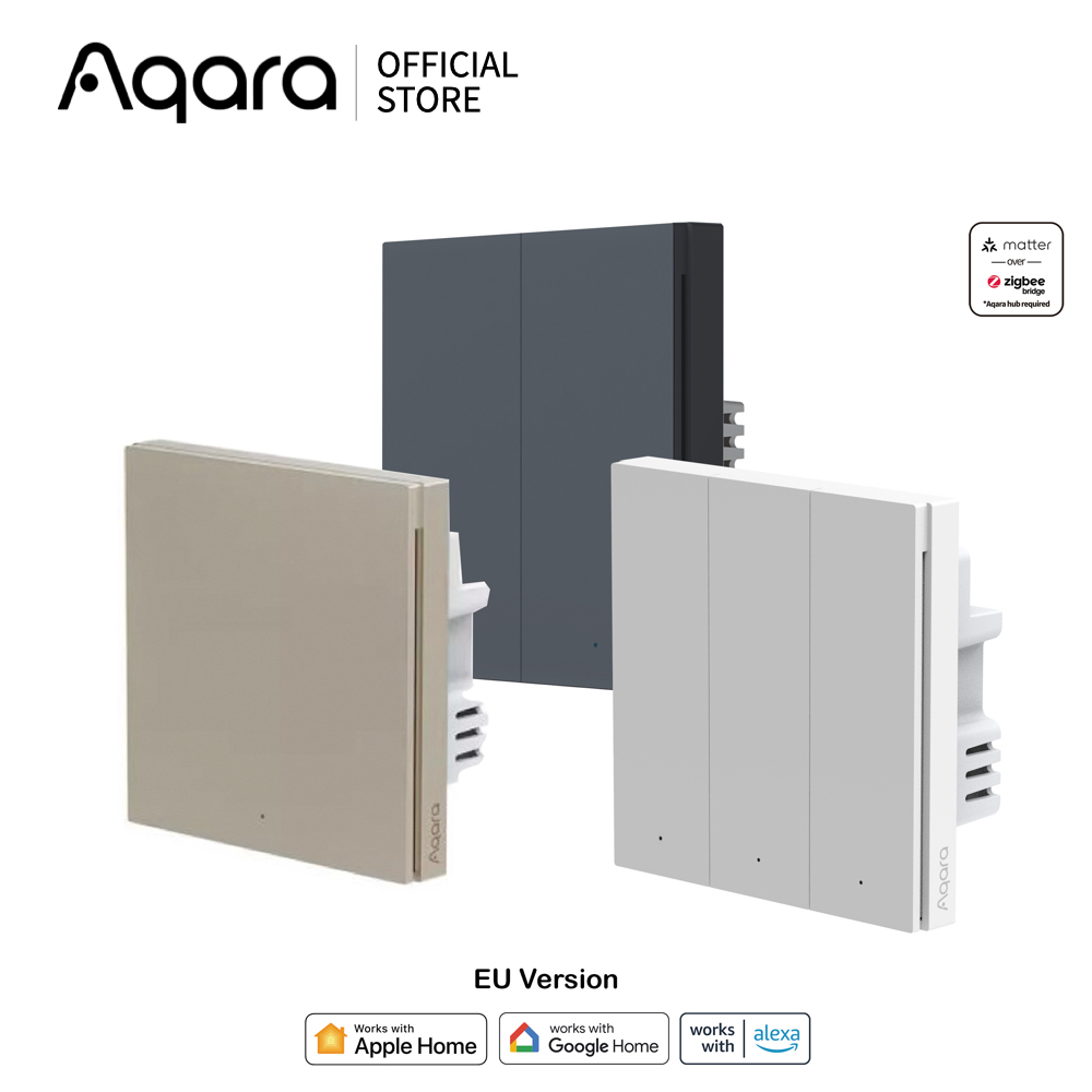 Aqara Smart Wall Switch H1 EU [No Neutral] สวิตช์อัจฉริยะ | Shopee Thailand