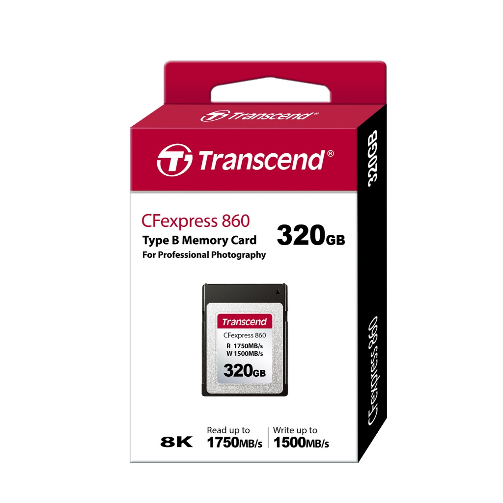 Transcend CFexpress 860 Type B memory cards : 320GB (รองรับ 4K , 8K ...