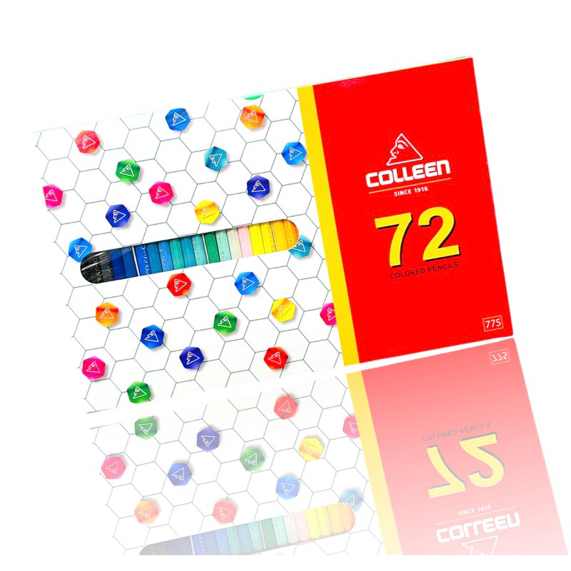 สีไม้ยาวหัวเดียว 72 สี Colleen สีสวยคมชัด บรรจุ:1กล่อง | Shopee Thailand