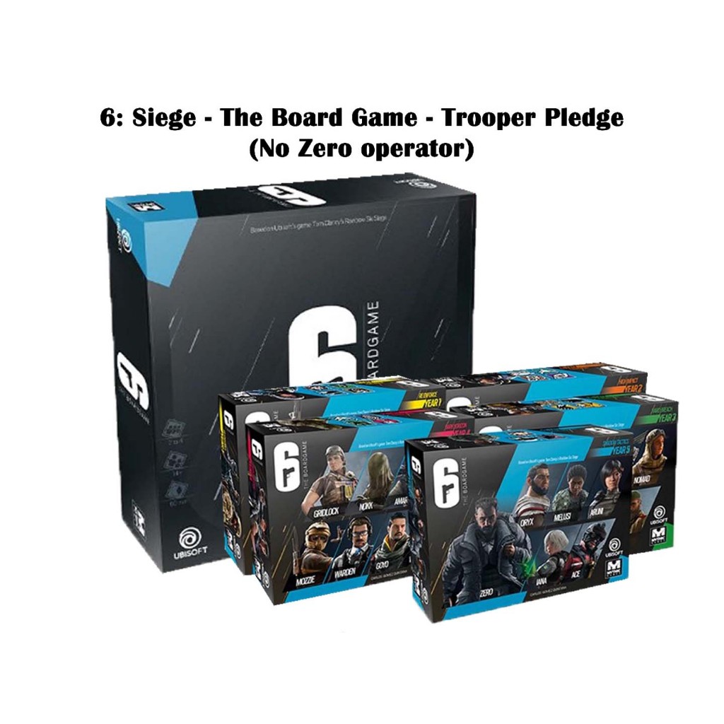 [ของแท้] 6: Siege - The Board Game Kickstarter (No Zero operator ...