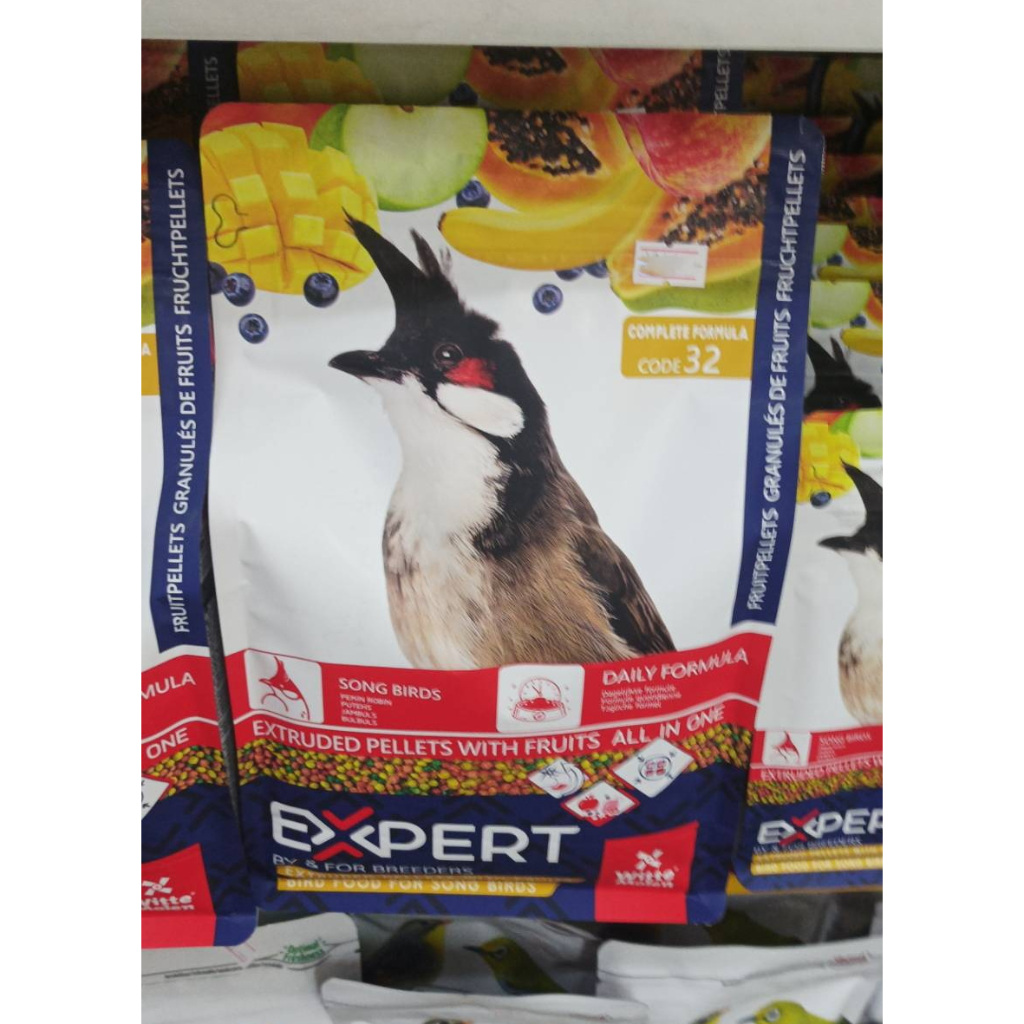 Expert Bird food 800g ผลไม้อัดเม็ด อาหารนกร้อง กรงหัวจุก นกกินแมลงทุก ...