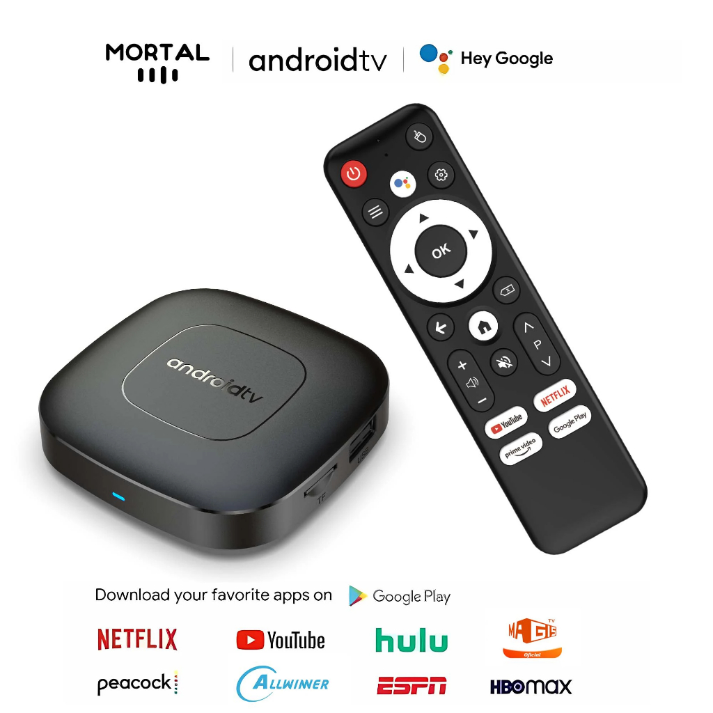 Onn Mortal Android TV Box, Google TV Streaming Box 2GB+16GB | Shopee ...