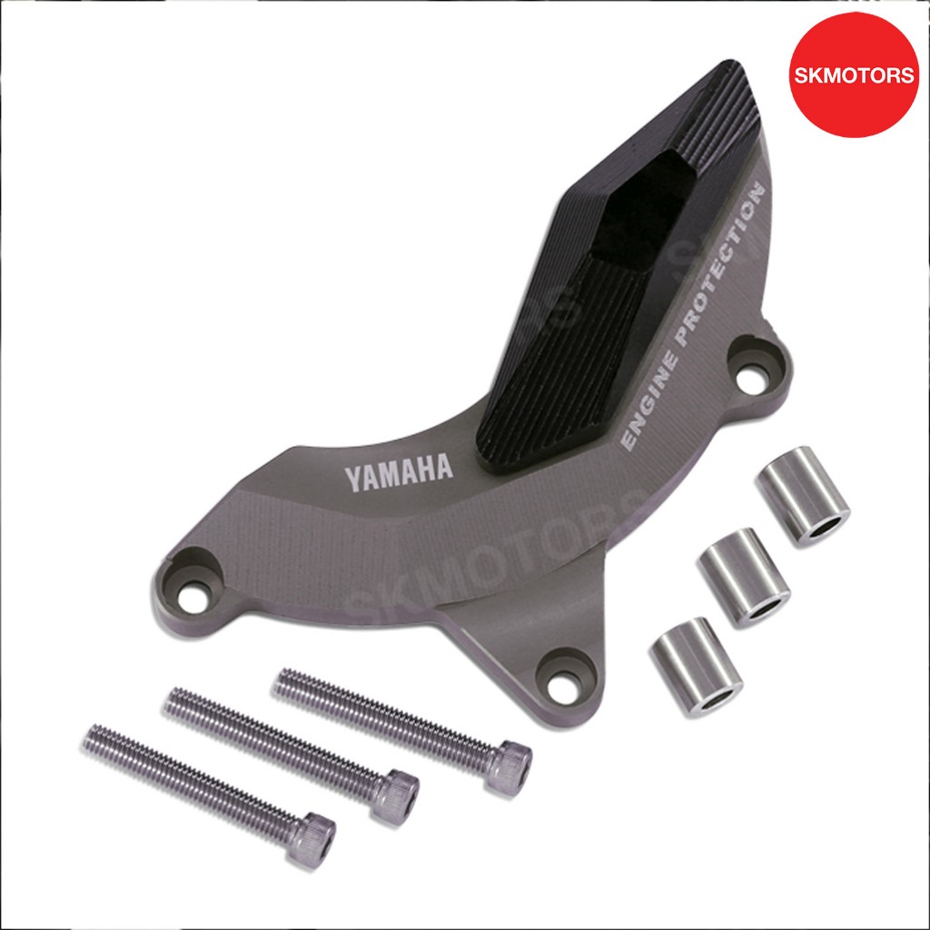 การ์ดฝาครอบแคร้งข้างซ้าย สีเงินไทเทเนียม/ดำ รหัสสินค้า B08-E5411-Q3-SV ...