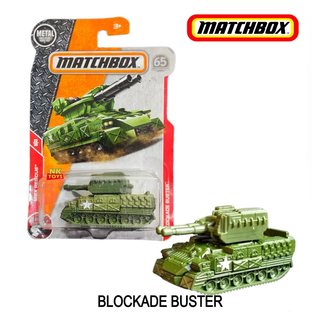 แมทช์บ็อกซ์ - โมเดลถเหล็ก BLOCKADE BUSTER ลิขสิทธิ์แท้ matchbox สเกล1/ ...