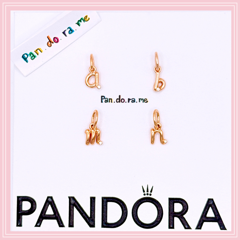 [พร้อมส่ง สินค้าแท้ 💯] Pandora Letter Script Alphabet Dangle Charm ...