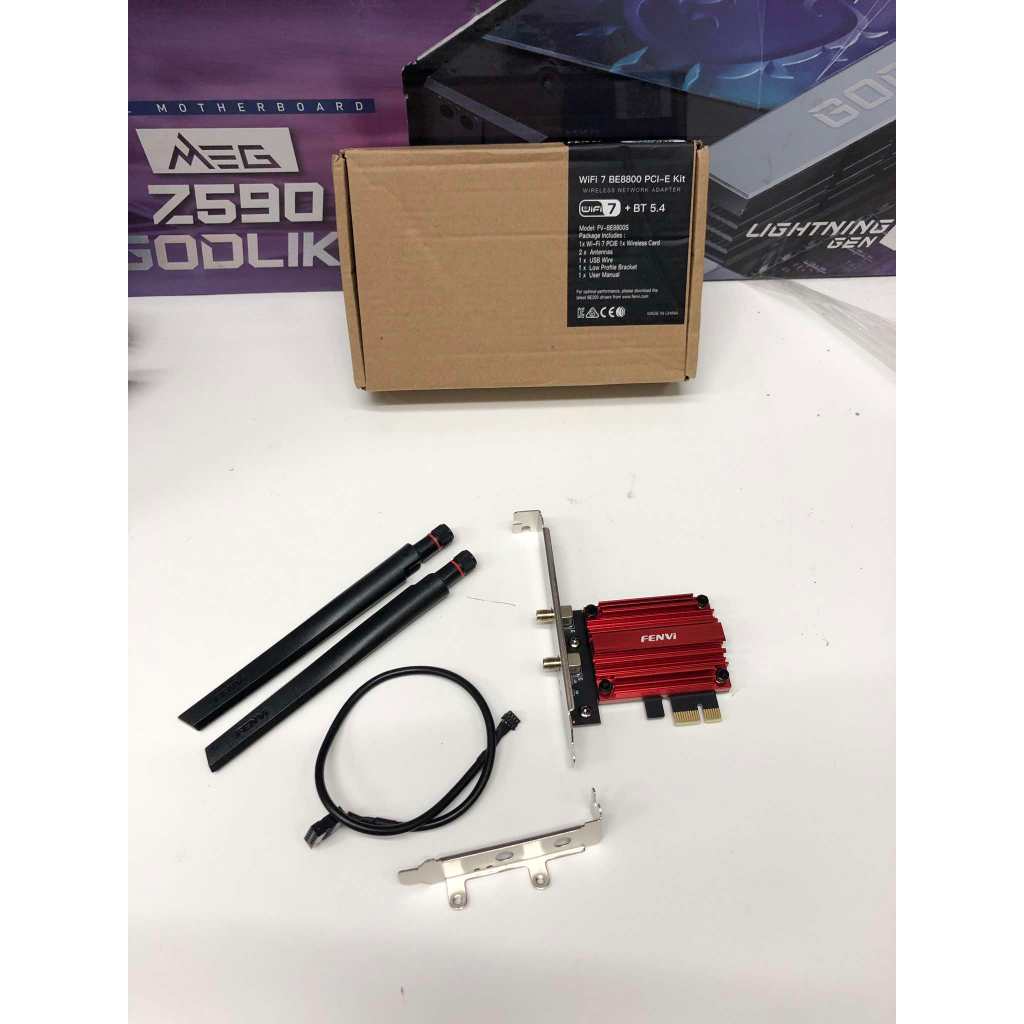 Fenvi WiFi 7 FV-BE8800s Intel BE200 Pcie bluetooth 5.4 Tri-band 2.4G/5G ...