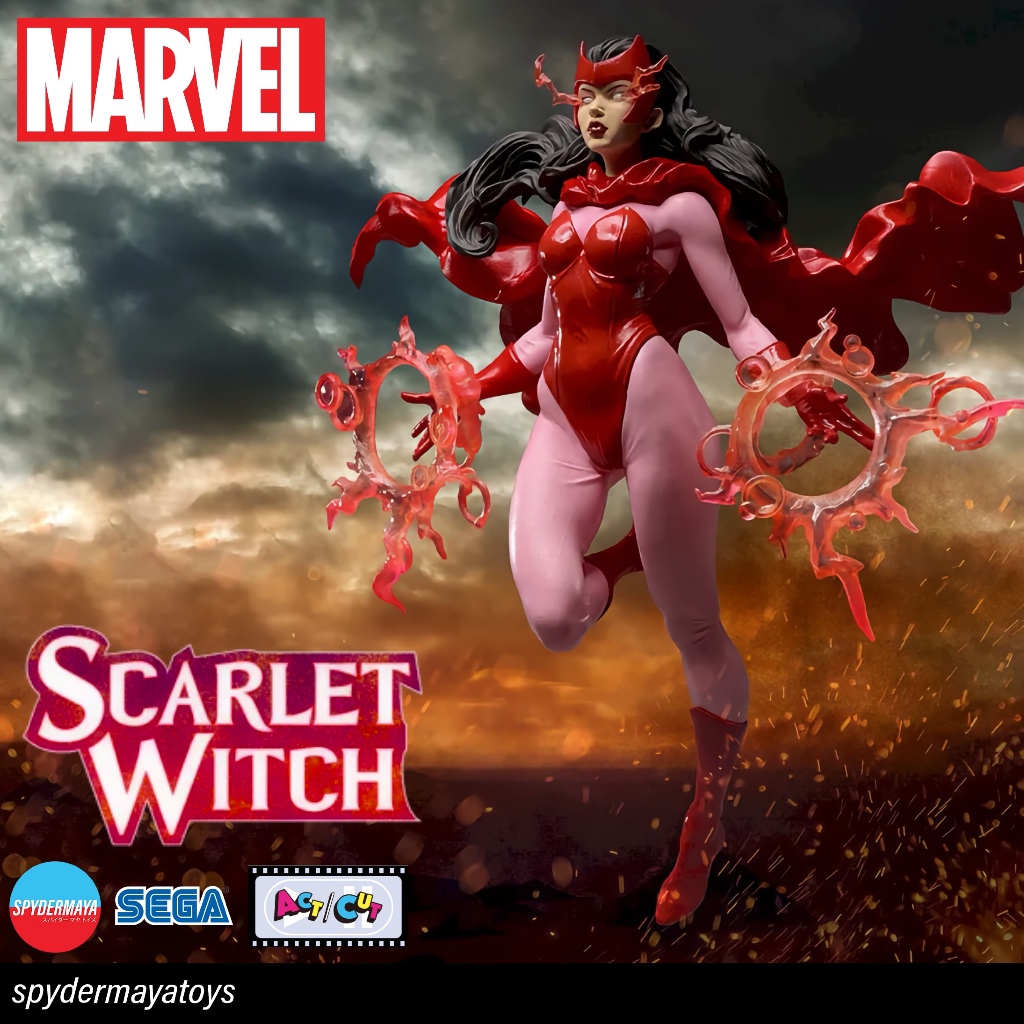 [พร้อมส่ง] ฟิกเกอร์ Scarlet Witch MARVEL ACT/CUT - SEGA | Shopee Thailand