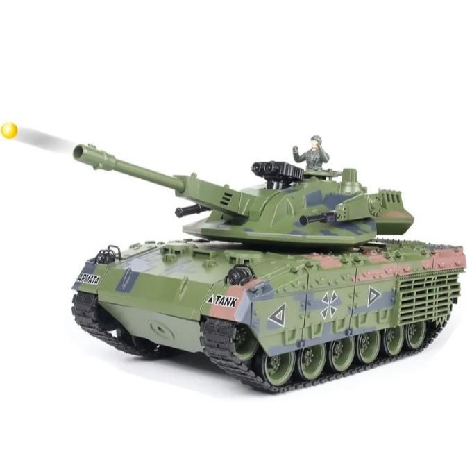 รถบังคับ 15 Channel With Smoke 1:18 Rc Tank 2.4GHz ZY021-832 | Shopee ...