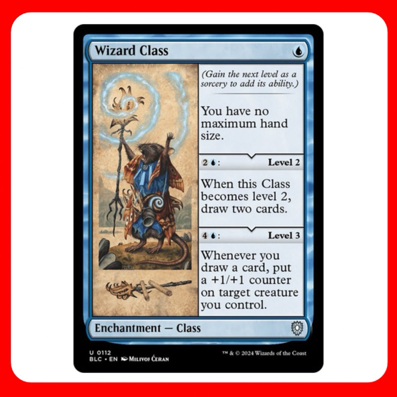 [MTG] Wizard Class [BLC] [BLUE] [UNCOM] [NORMAL] [ENG] (การ์ดเมจิค ...