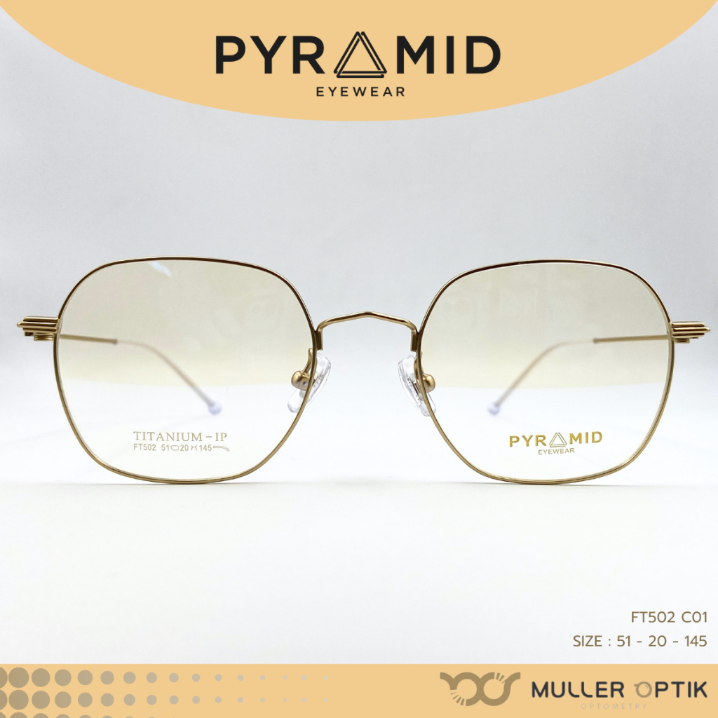 กรอบแว่น PYRAMID รุ่น FT502 C01 | Shopee Thailand