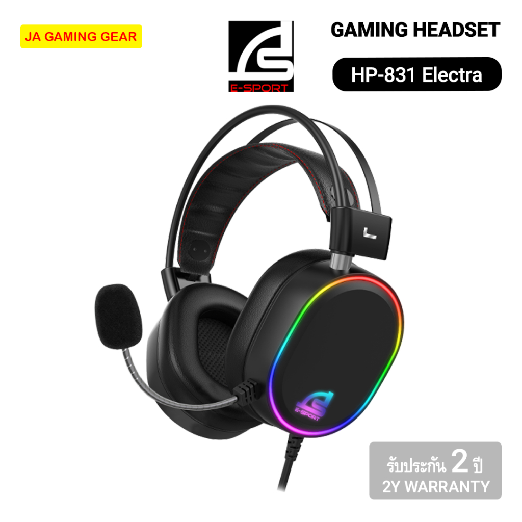 หูฟัง Signo E-Sport HP 831 Electra 7.1 RGB Gaming Headsert หูฟังพร้อม ...