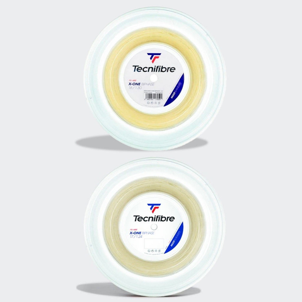 Tecnifibre เอ็นไม้เทนนิสแบ่งขาย X-One Biphase 16/1.30mm / 17/1.24mm Tennis Strings Reel ...