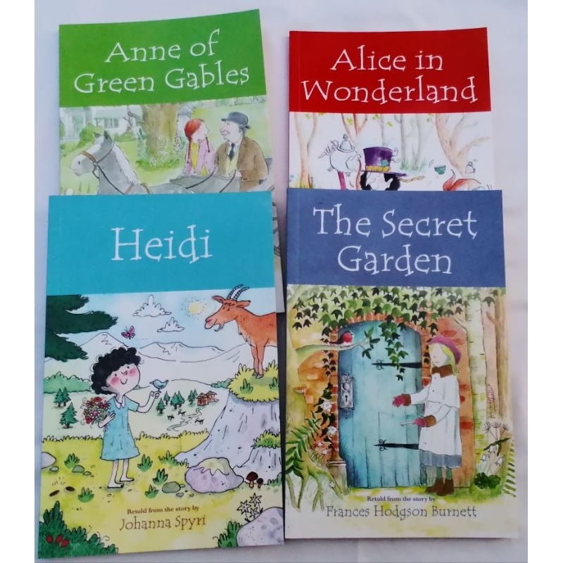 Anne of Green Gables, Alice in Wonderland, Heidi and The Secret Garden ...