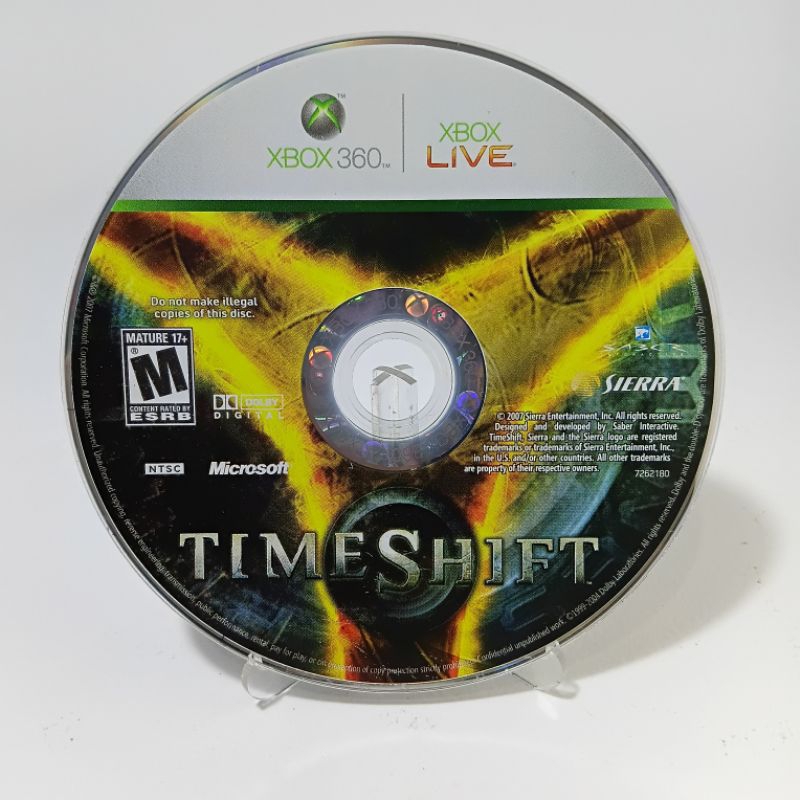 TimeShift (Xbox 360 USA) - แผ่นแท้ (Loose) ทดสอบแล้ว | Shopee Thailand