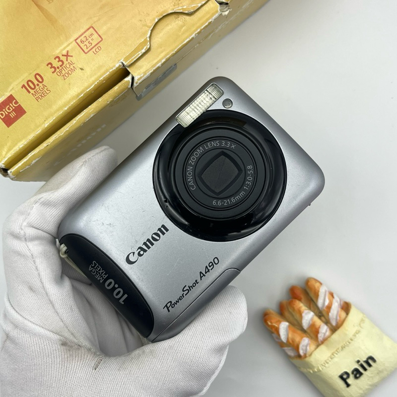 Canon Powershot A490 ครบกล่อง (โทนเดียวกับ A495 รุ่นเดียวคุณจูน GMM ...