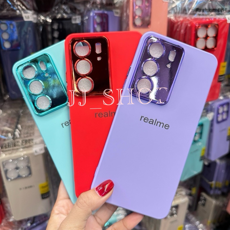 เคสกำมะหยี่สีพื้นโครเมี่ยมกล้อง รุ่น RealmeC33/ RealmeC21 !ตรงรุ่น!(มี8 ...