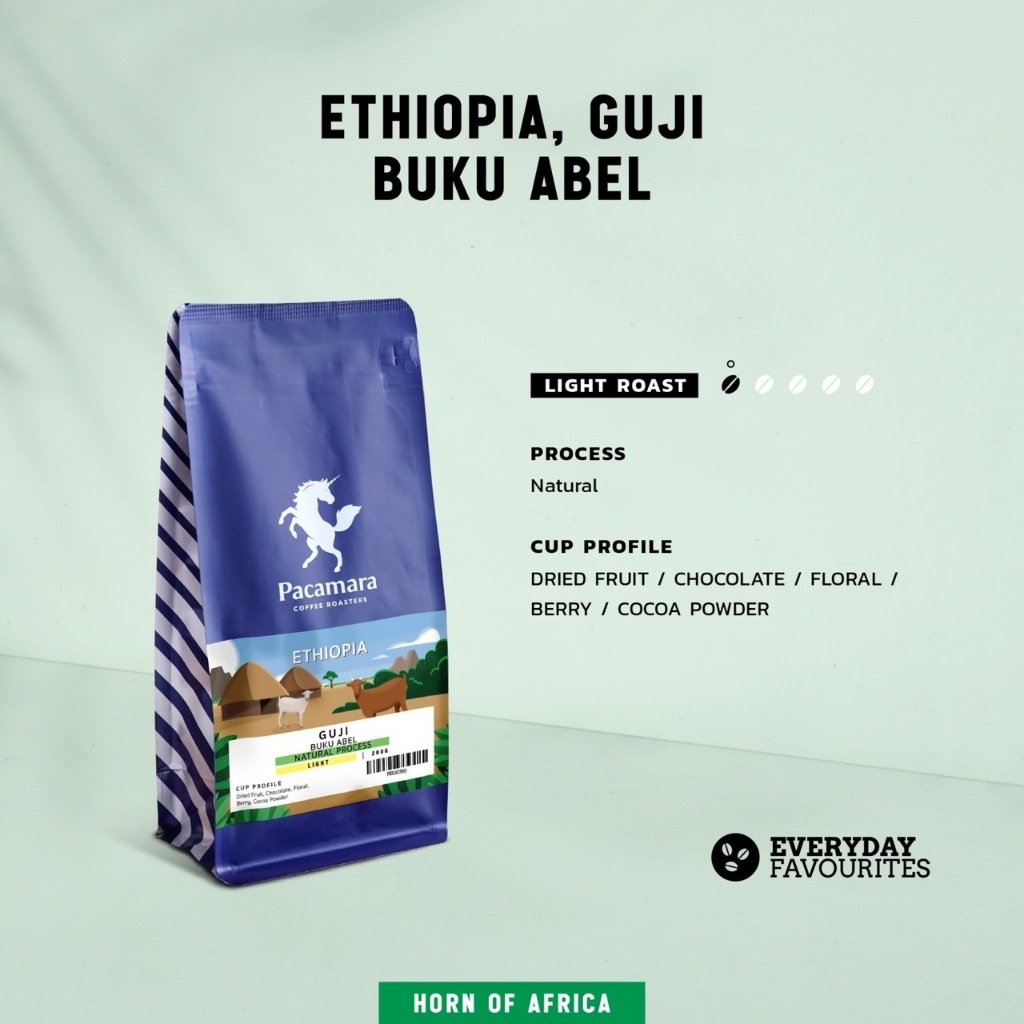 PACAMARA ETHIOPIA GUJI BUKU ABEL NATURAL PROCESS 200G, SINGLE ORIGIN | Shopee Thailand