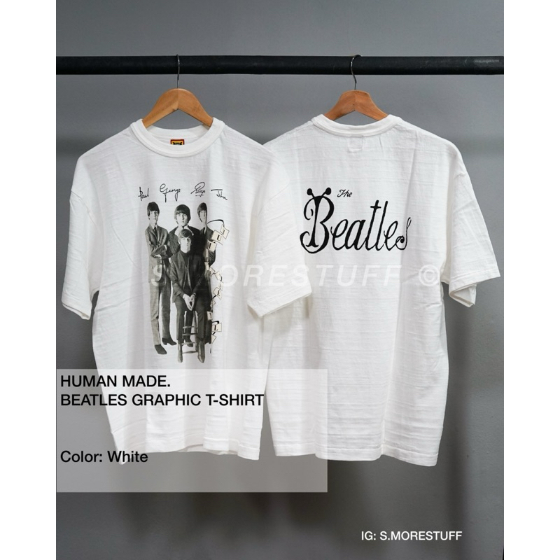 HUMAN MADE. BEATLES GRAPHIC T-SHIRT - White | Shopee Thailand