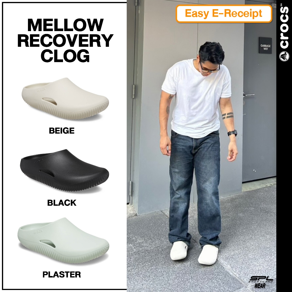 [ลด30% เก็บโค้ด 11XTRA30] Crocs รองเท้าแตะ นุ่ม Mellow Recovery Clog ...