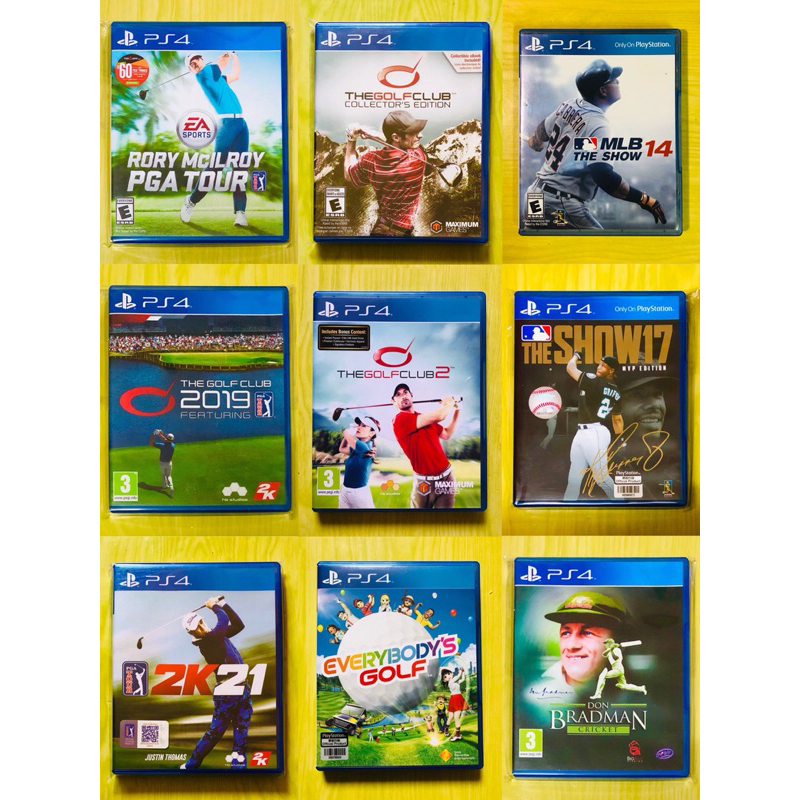 PS4 Games #2💈(รวมเกมส์ GOLF, TENNIS , The Show, NHL, DON Bradman ...