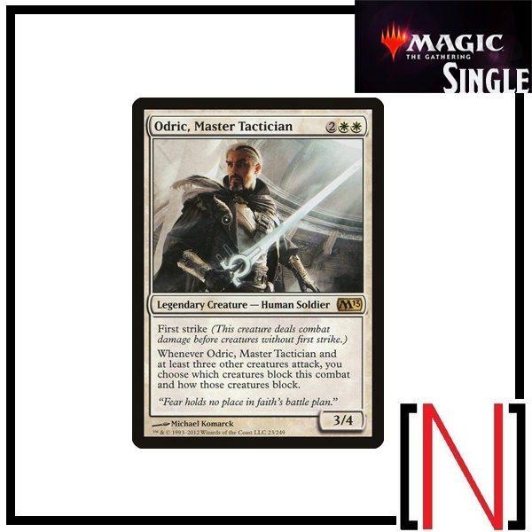 [MTG][Single][M13] Odric, Master Tactician ระดับ Rare [ภาษาอังกฤษ ...