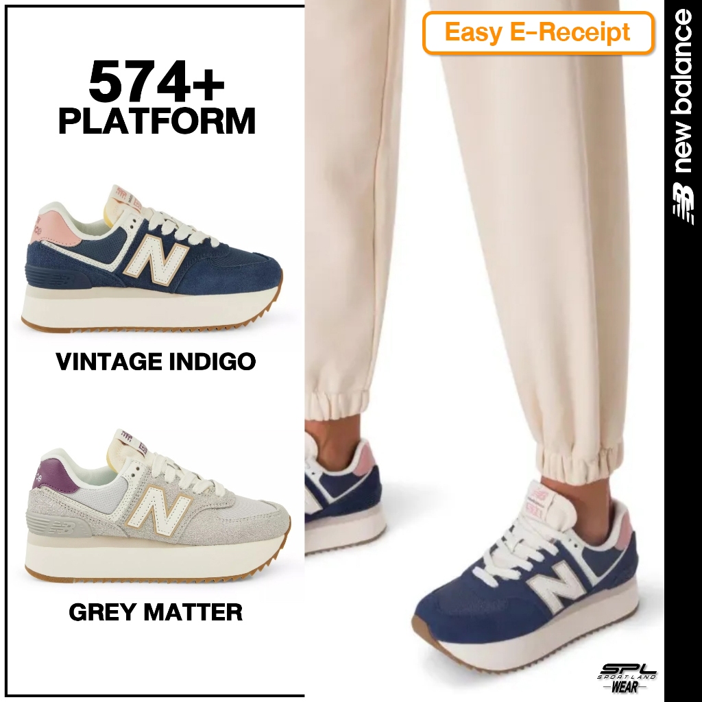 New Balance Collection รองเท้าผ้าใบ สำหรับผู้หญิง NB W 574 Grey Matter ...