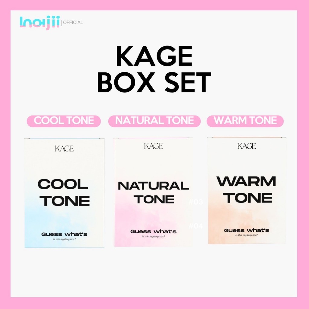 KAGE Color box set บ็อกซ์เซต | Shopee Thailand