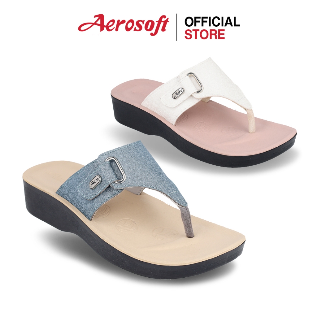 Aerosoft (แอโร่ซอฟ) รองเท้าแตะเพื่อสุขภาพ รุ่น FW8168 | Shopee Thailand